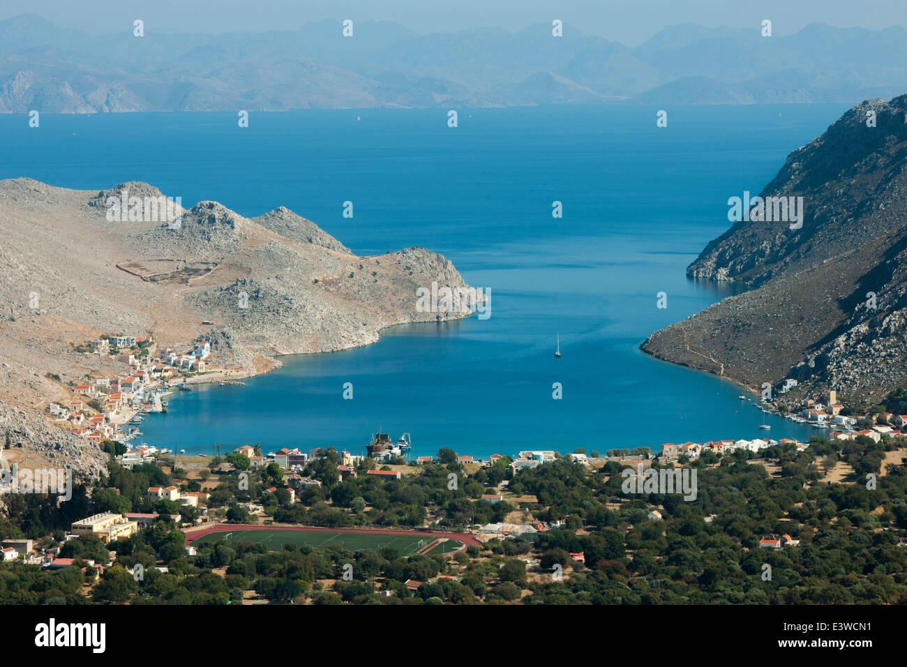 Pedi bay symi dodecanese islands hi-res stock photography and images ...