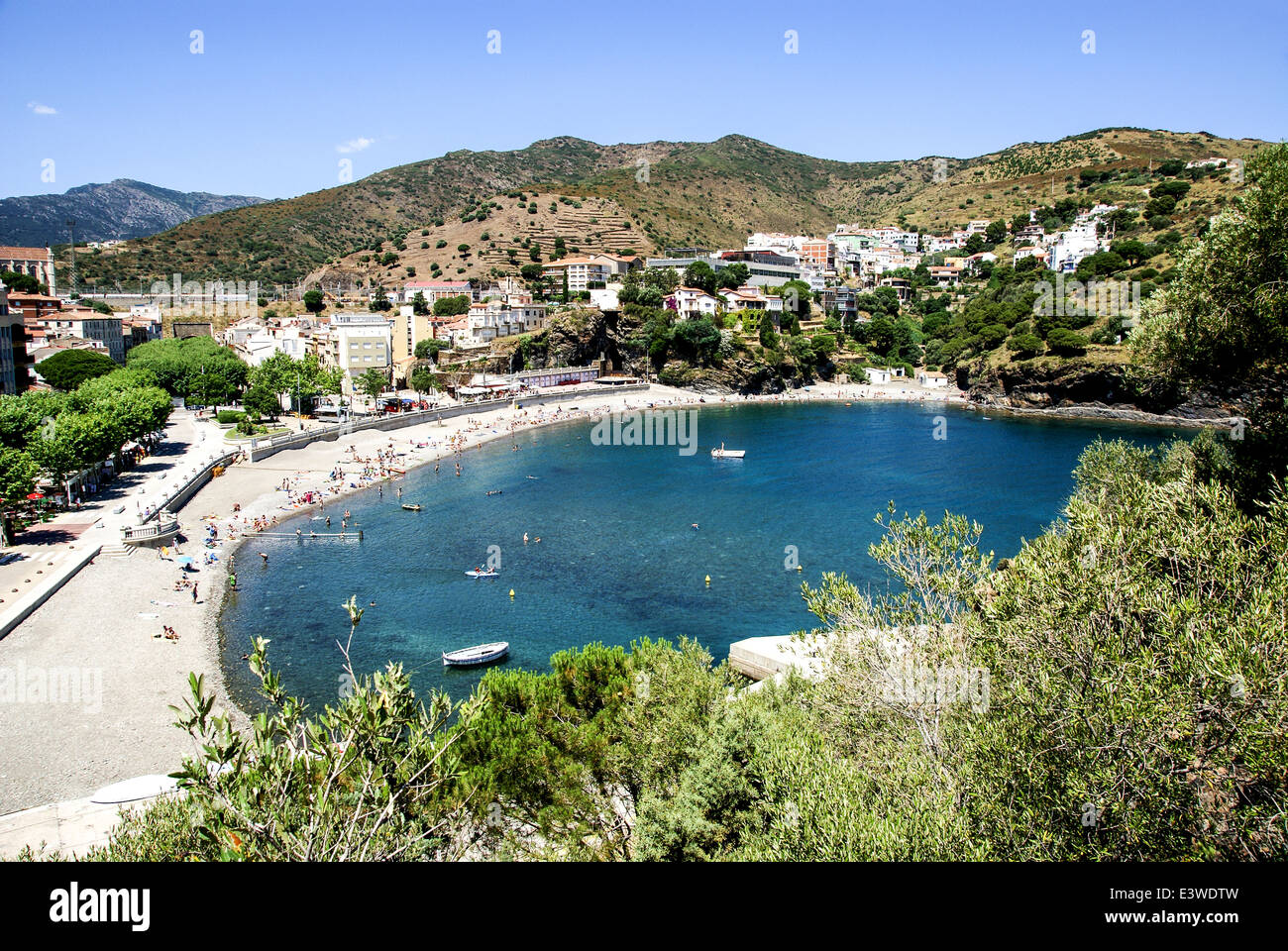Portbou, Costa Brava, Catalonia, Spain Stock Photo - Alamy