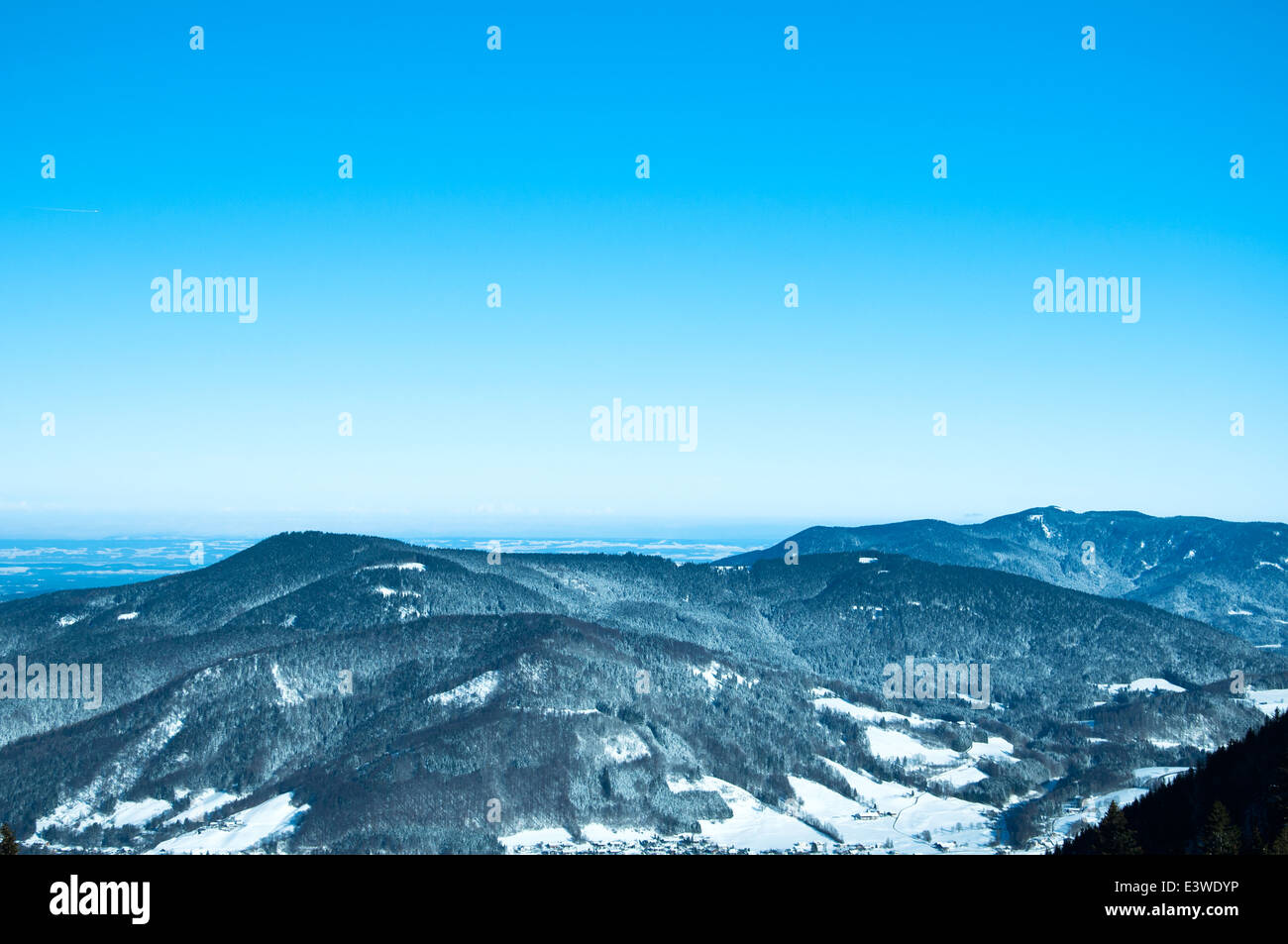 Winterly landscape in the mountains Stock Photo - Alamy