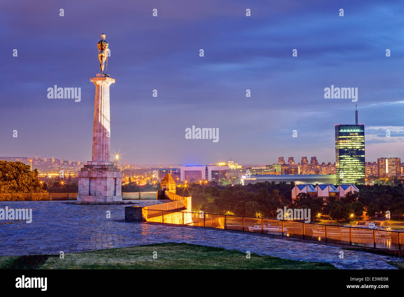 Belgrade fortress and Kalemegdan park, Belgrade Serbia Stock Photo - Alamy