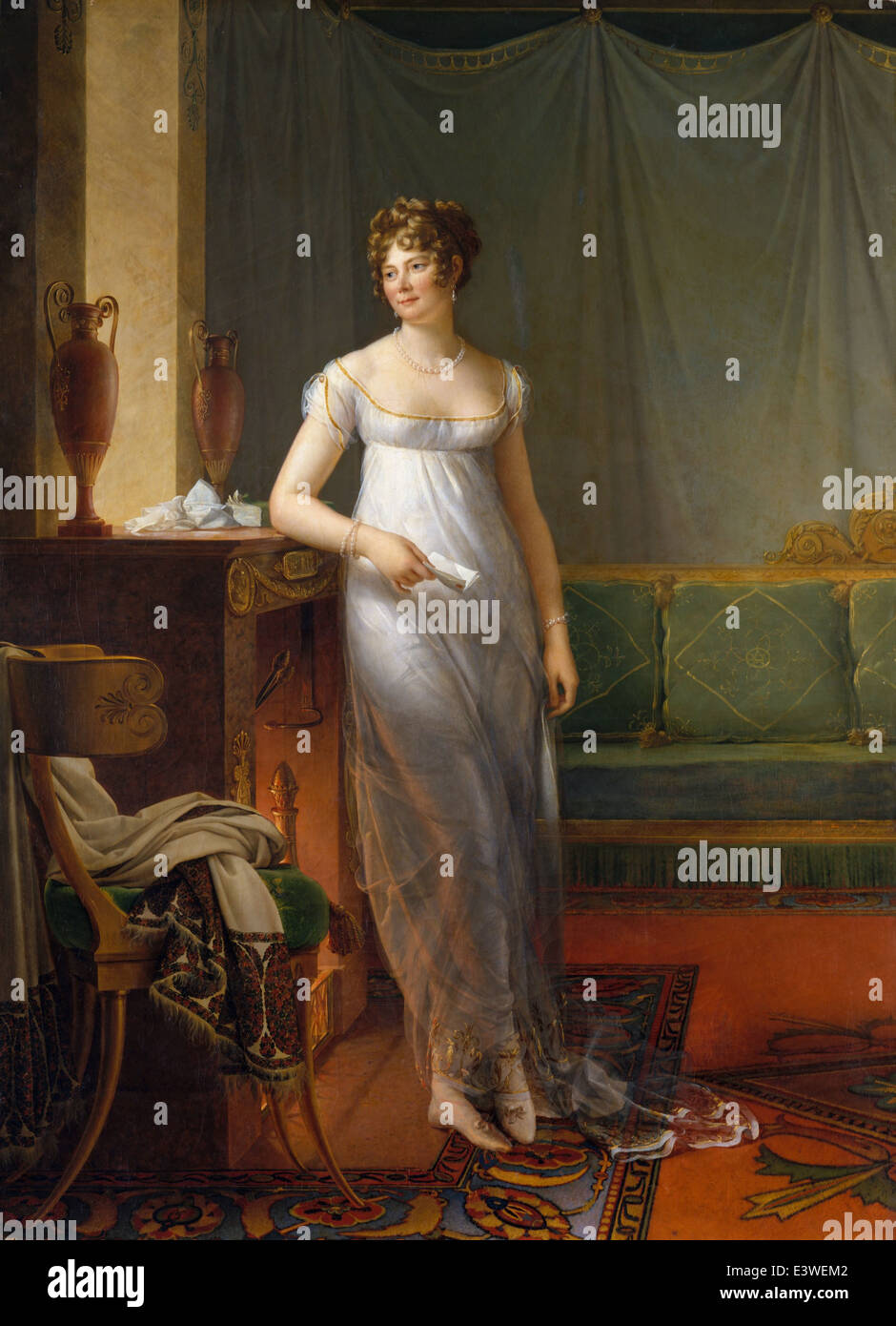 baron François Gérard - Madame Charles Maurice de Talleyrand Périgord ...