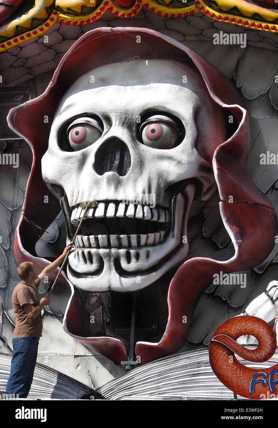 Ghost train ride funfair ride hi-res stock photography and images - Alamy