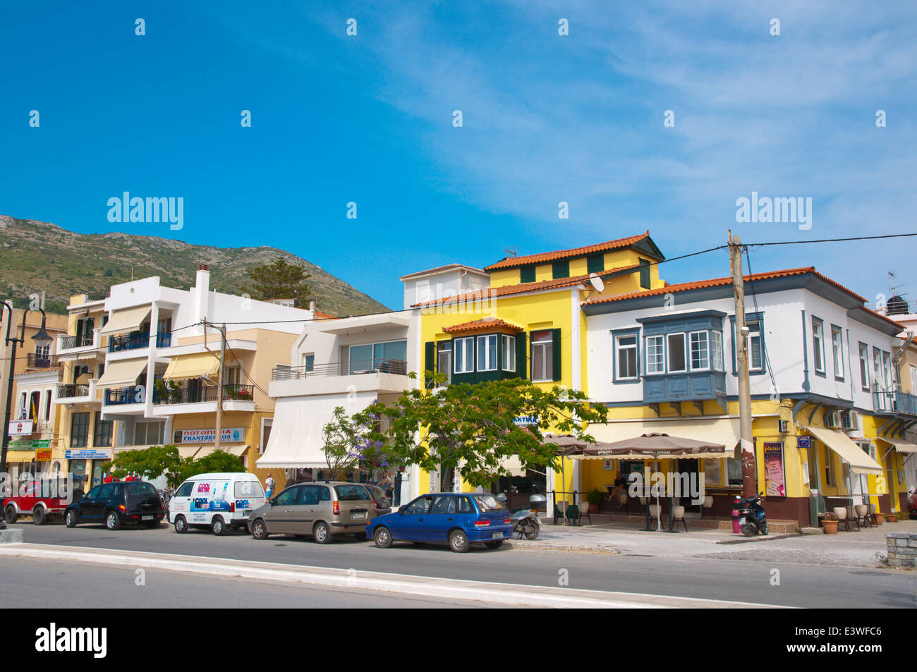 Waterfront samos town island hi-res stock photography and images - Alamy