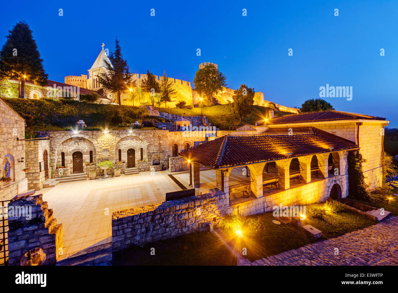 Belgrade fortress and Kalemegdan park, Belgrade Serbia Stock Photo - Alamy
