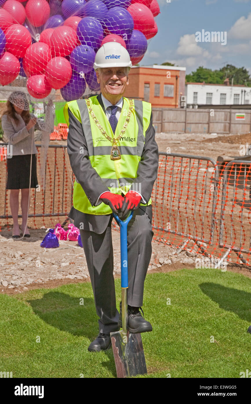 Orpington, UK. 30th June, 2014. The Mayor of Bromley, Julian Bennington ...