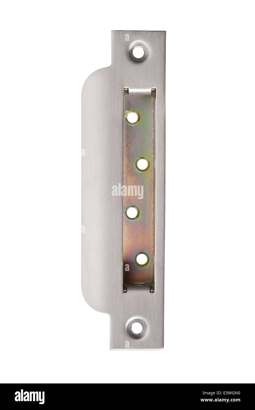 Door Lock Part - Mount plate Stock Photo - Alamy