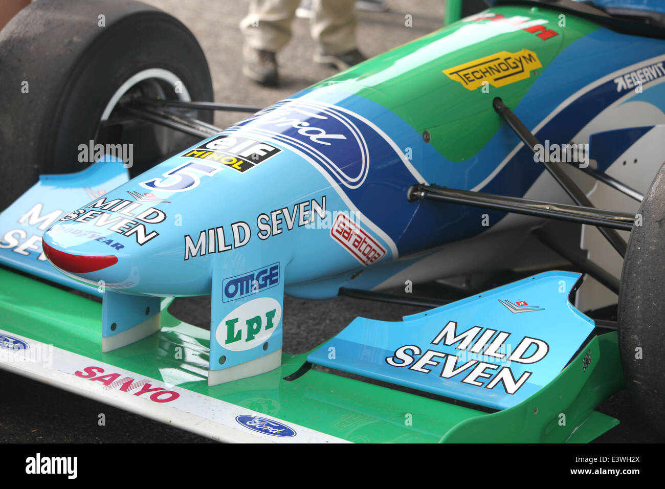 Formula 1 nose and front wing Stock Photo - Alamy