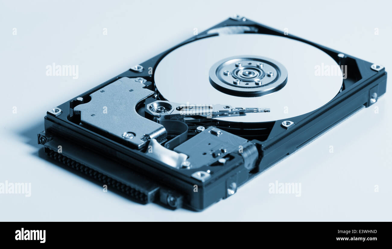 Open hdd device close up Stock Photo - Alamy
