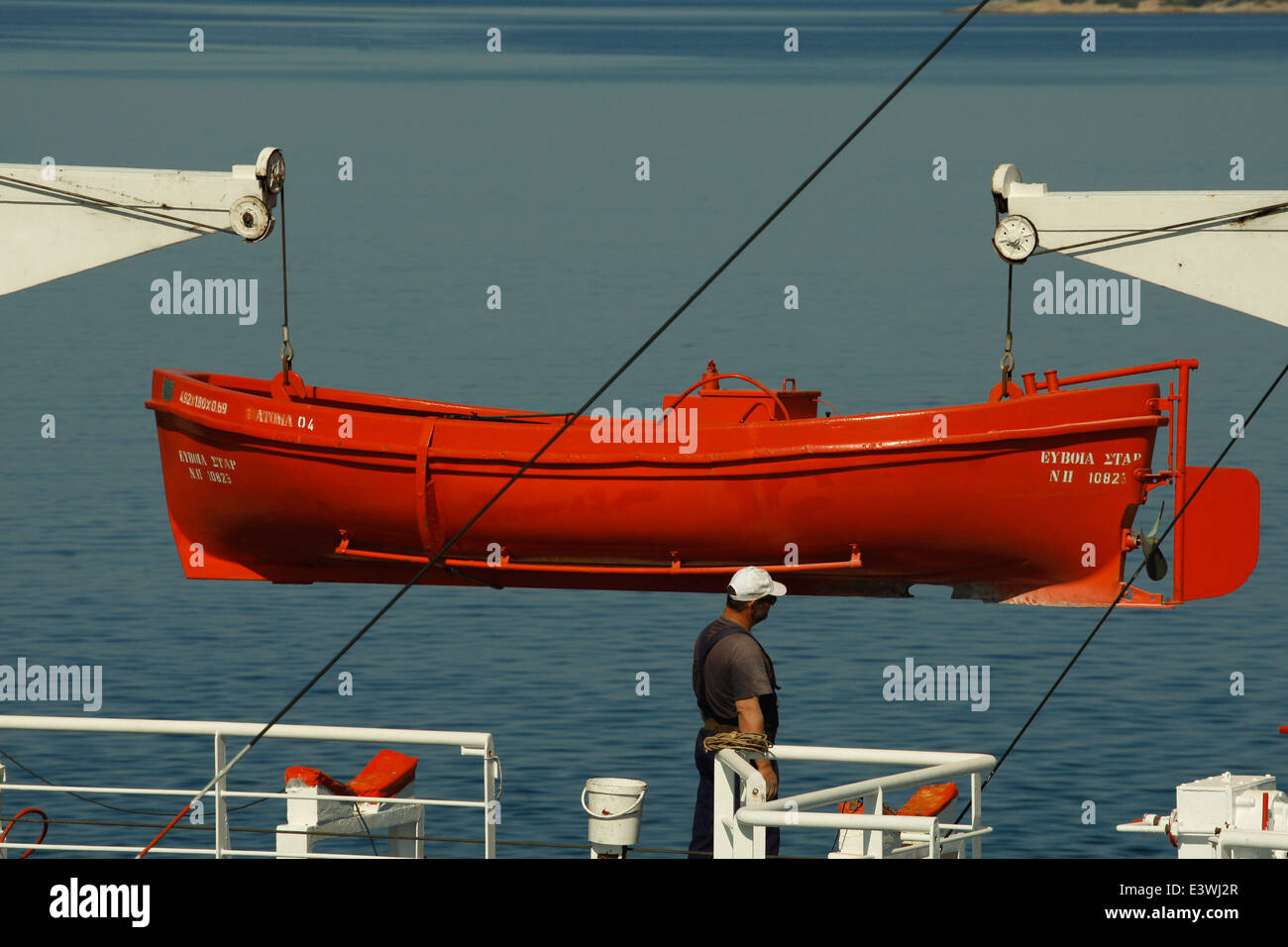 Ferry crewman crew hi-res stock photography and images - Alamy