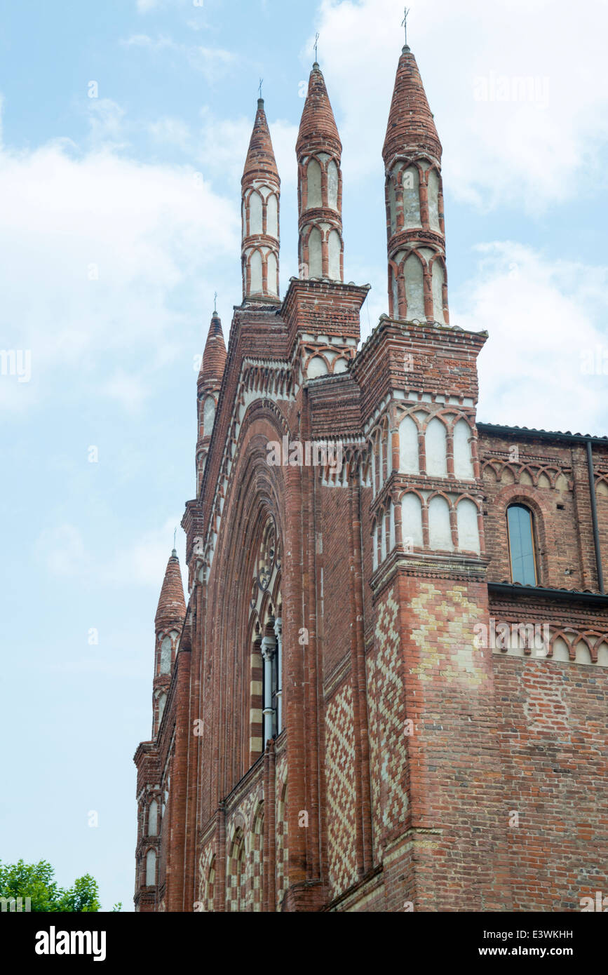 Church of St. Francesco Grande in Pavia, Lombardy, Italy Stock Photo ...