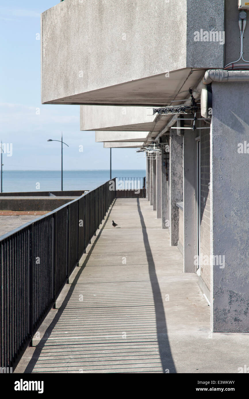Exterior of Arlington House, Margate, Kent, site of controversial ...