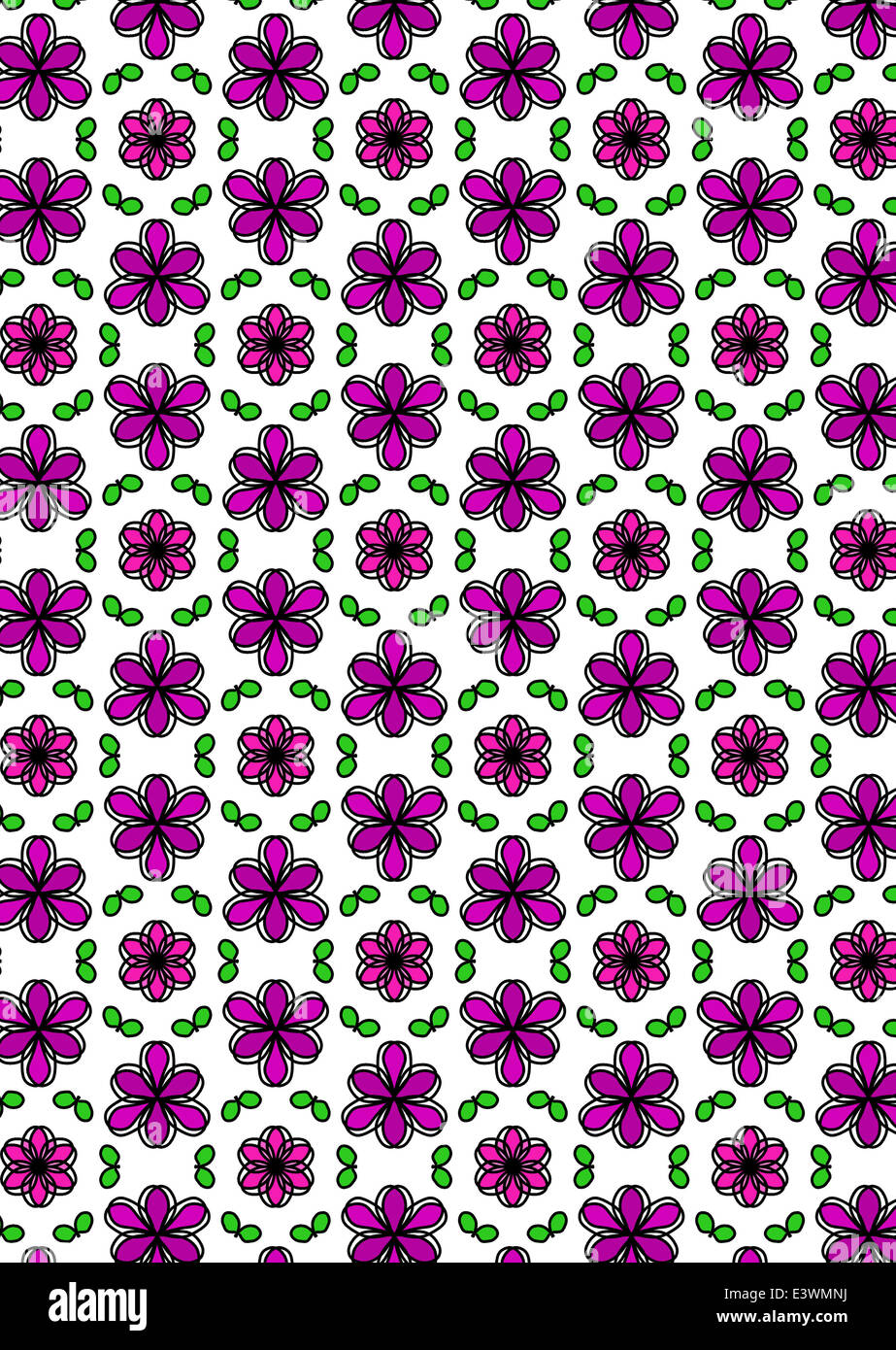 Illustration of symmetrical design wallpaper Stock Photo - Alamy