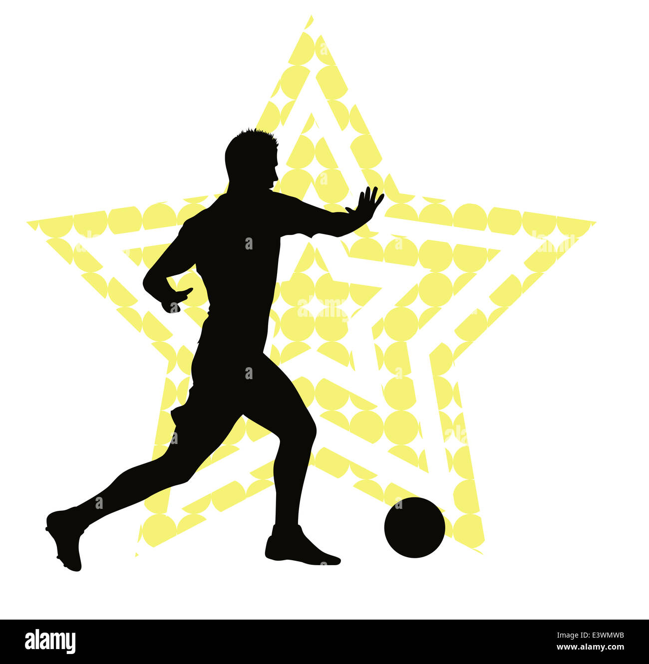 Soccer star concept Stock Photo - Alamy