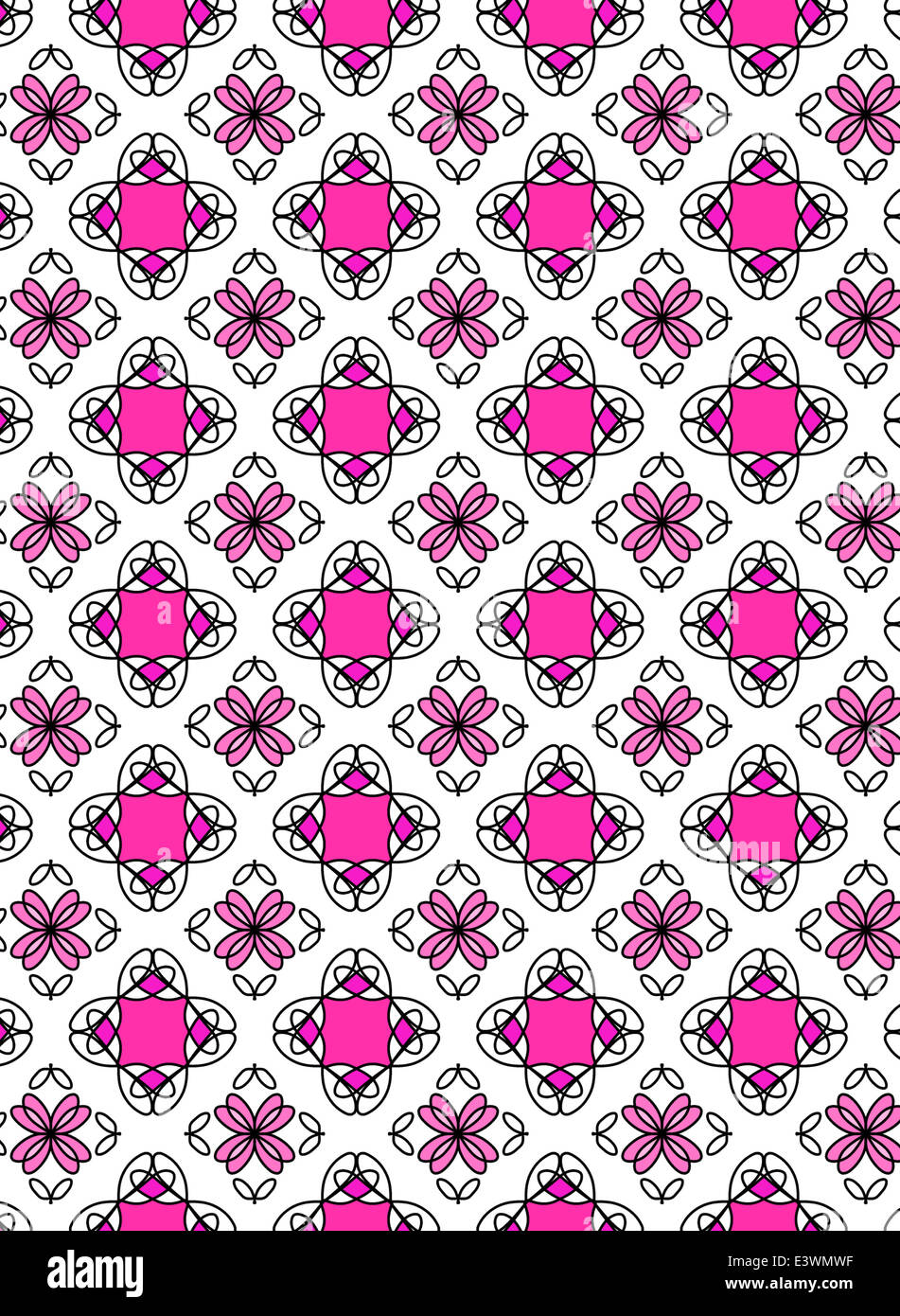 Illustration of symmetrical design wallpaper Stock Photo - Alamy