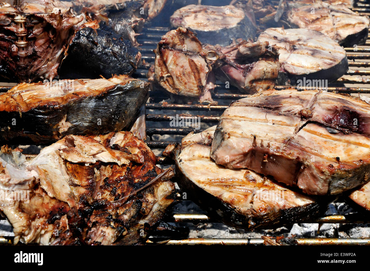 tuna grilled fish euskadi Barceloneta north Spain Stock Photo - Alamy