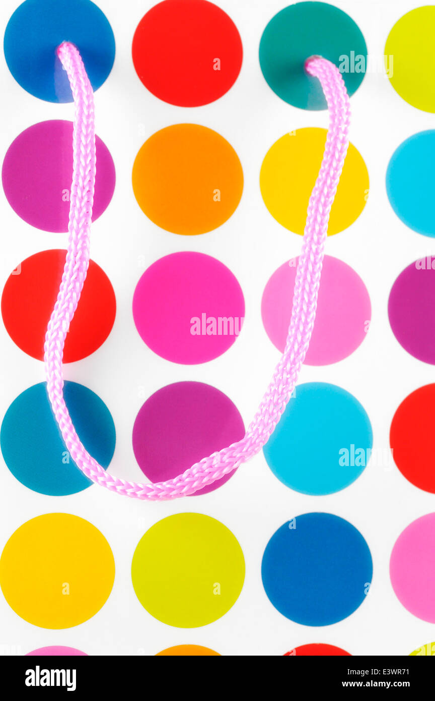 Polka Dot Bright Colored Circles Stock Photo Alamy