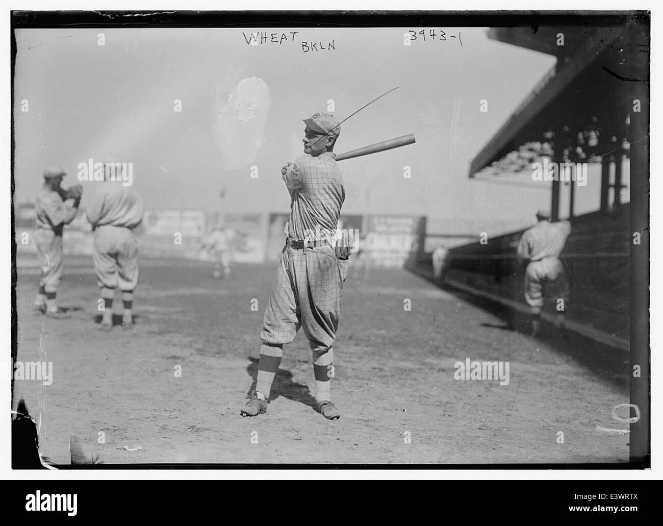 Zach Wheat, a legendary player for the Brooklyn Dodgers, is captured in ...