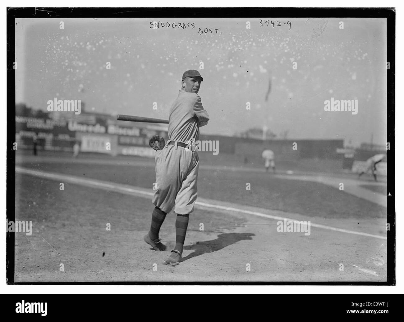 This photograph from the Library of Congress captures Fred Snodgrass, a ...
