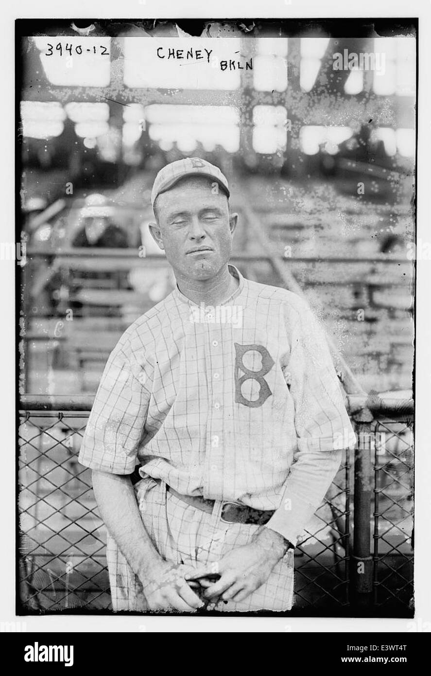 This photograph of Larry Cheney, a baseball player from Brooklyn ...