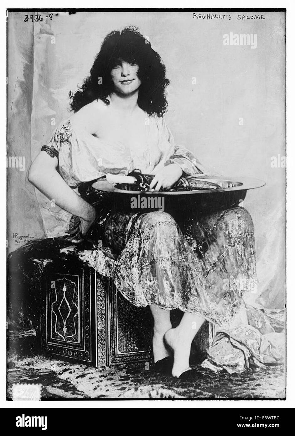 This historical painting, Regnault's 'Salome', housed in the Library of ...