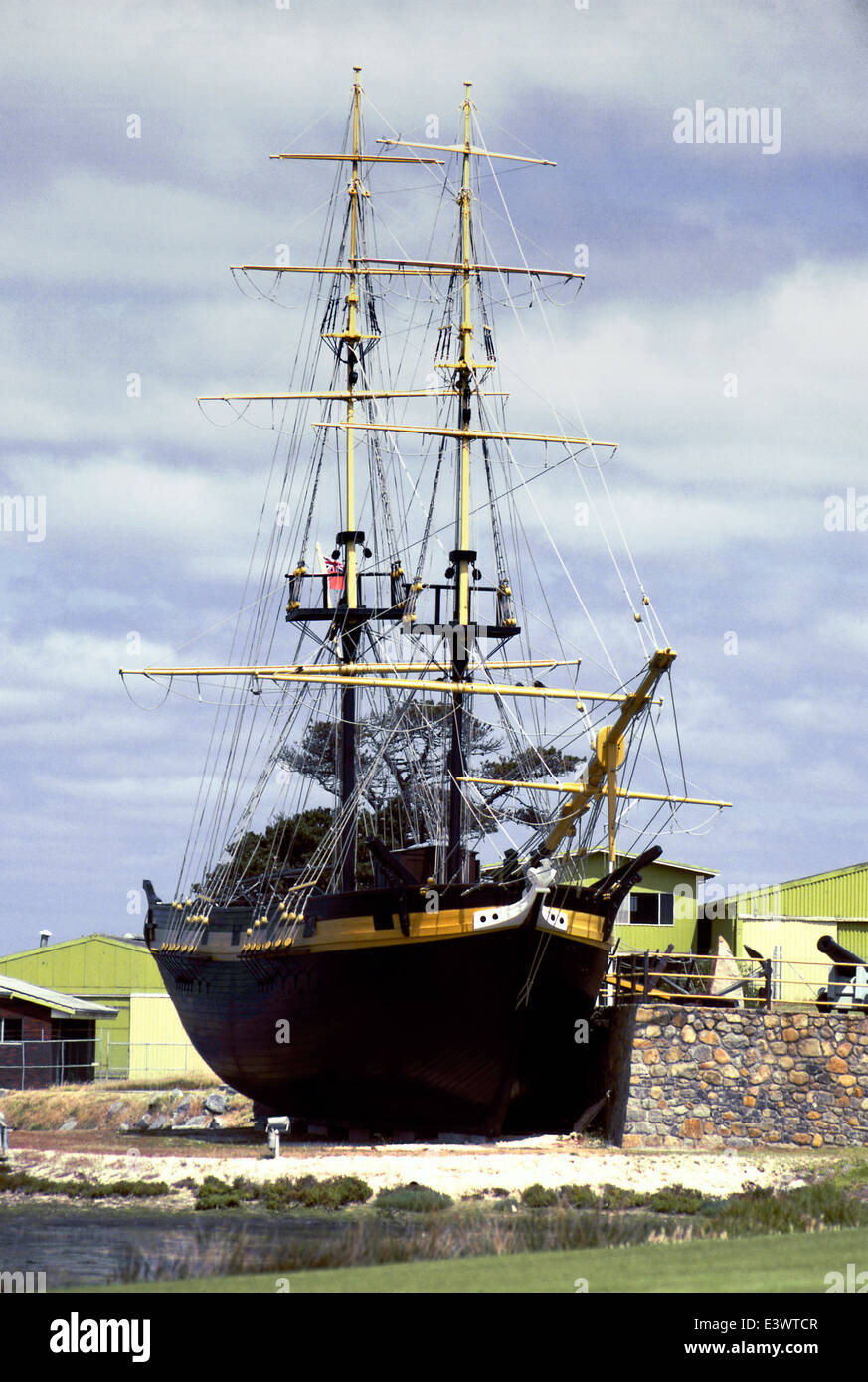 AJAXNETPHOTO. 1986. ALBANY, WESTERN AUSTRALIA. - REPLICA SHIP - THE ...