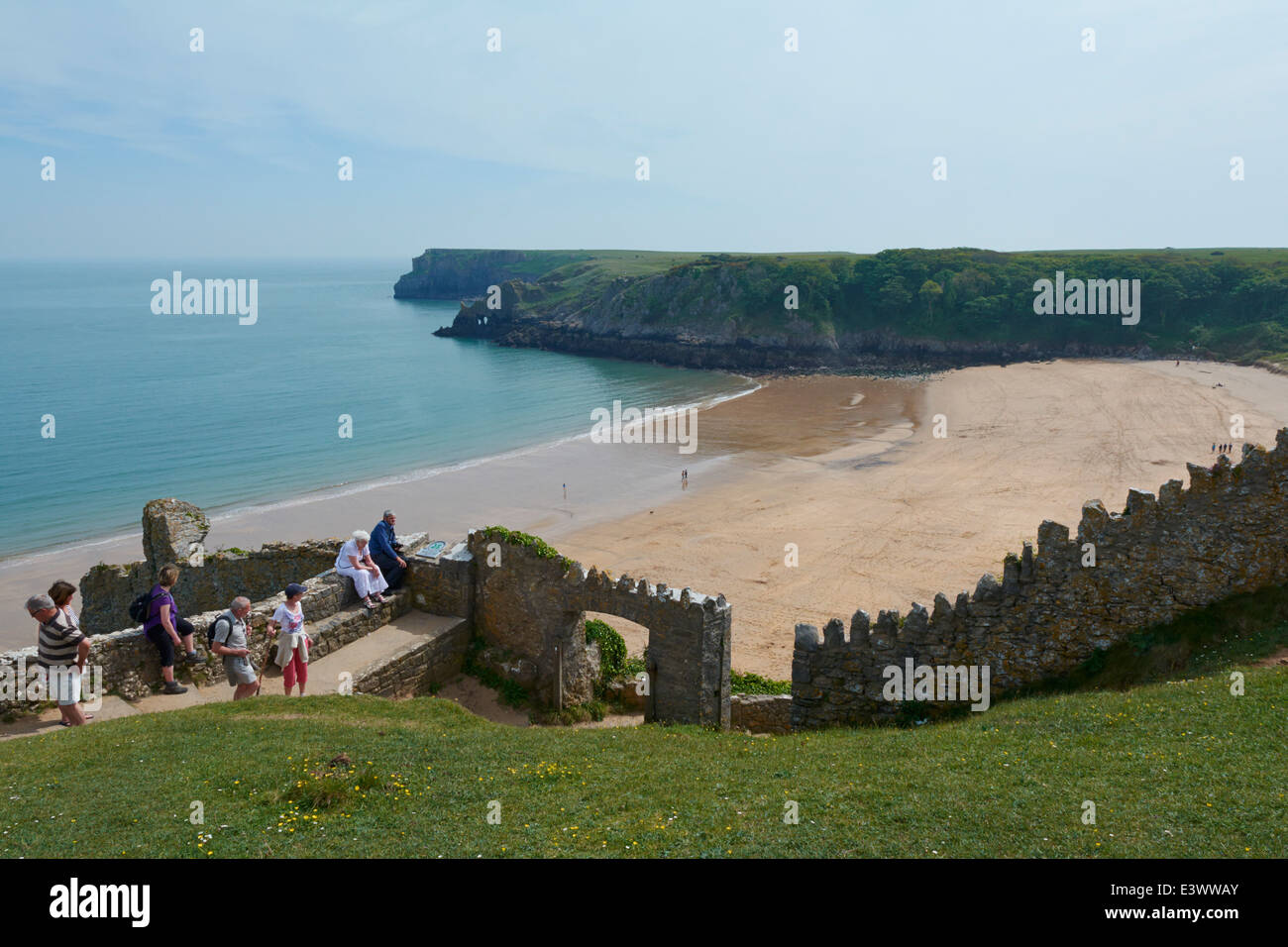 Barafundle Bay, Pembrokeshire, Wales, UK Stock Photo - Alamy