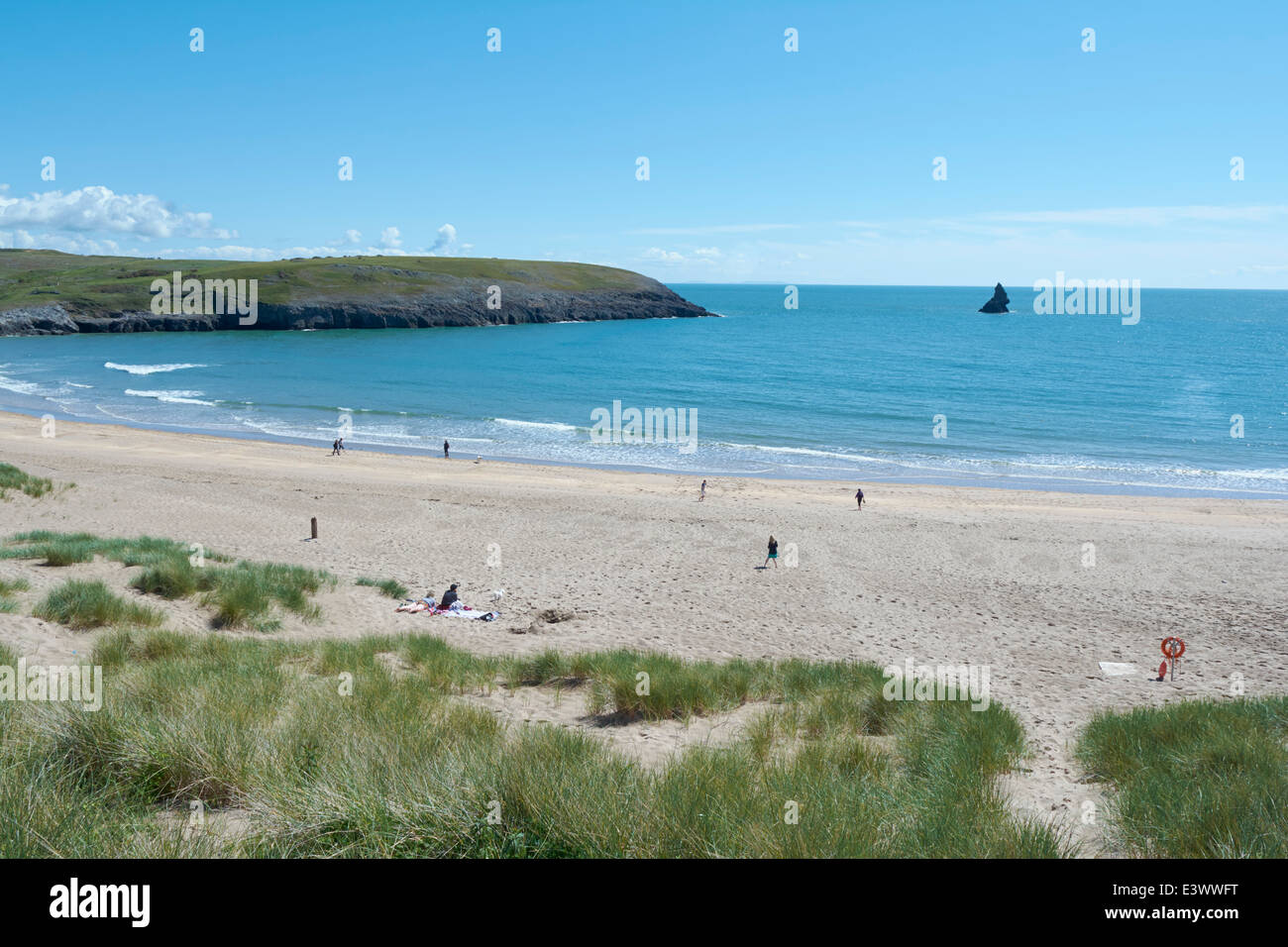 Broad Haven South Beach - Pembrokeshire, Wales, UK Stock Photo - Alamy