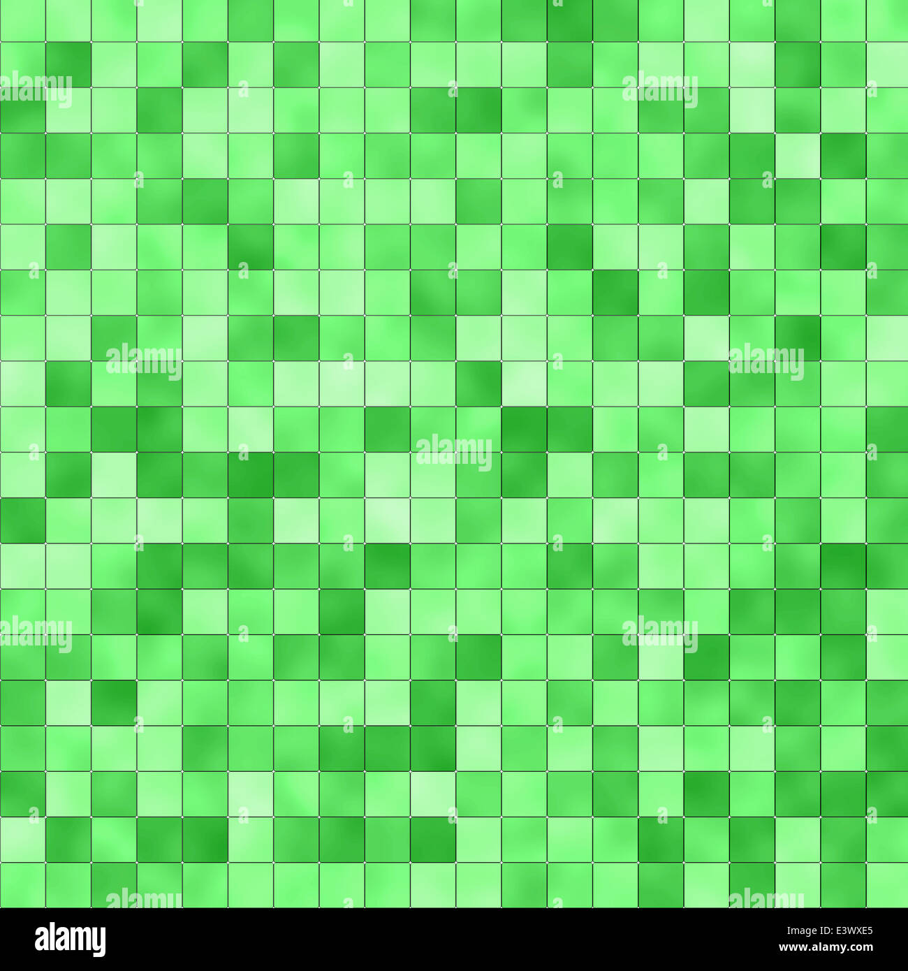 Seamless small tiles texture in different shades of green Stock Photo ...