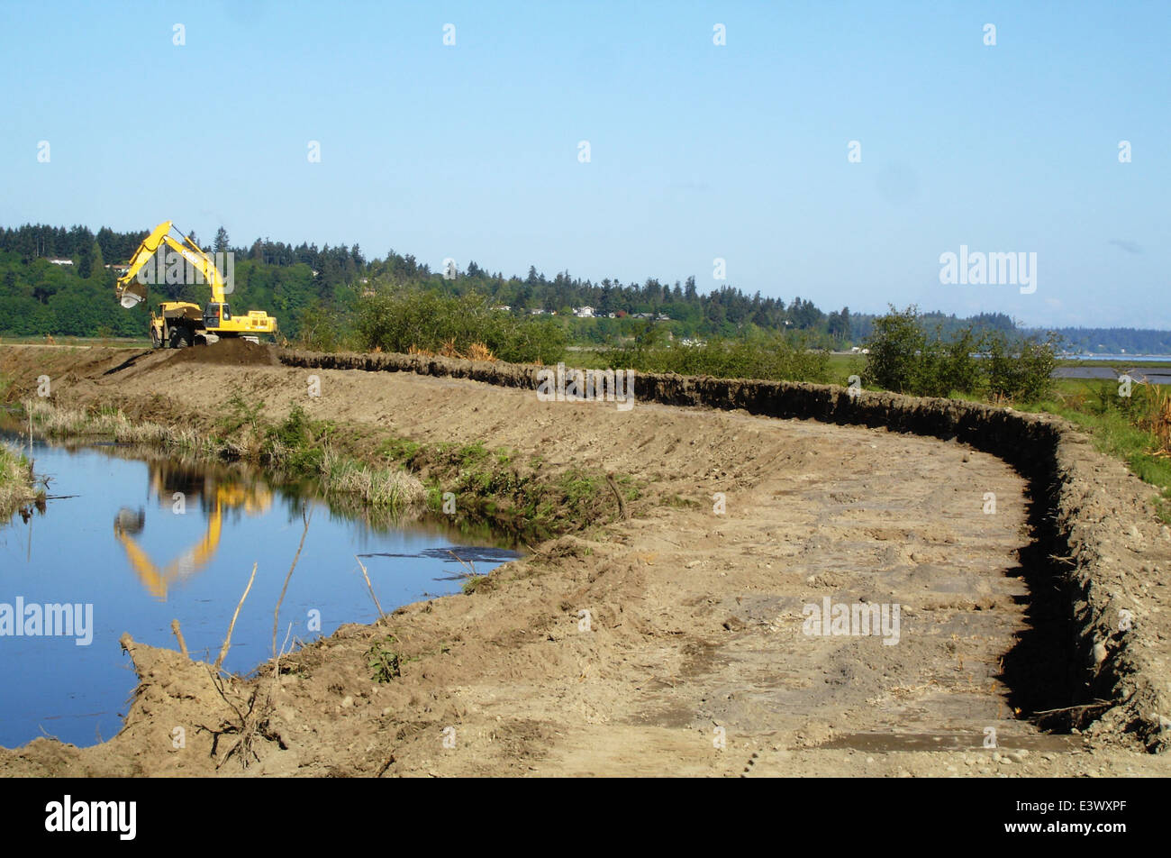 Phase 1 of the dike removal project in the Nisqually Estuary was ...