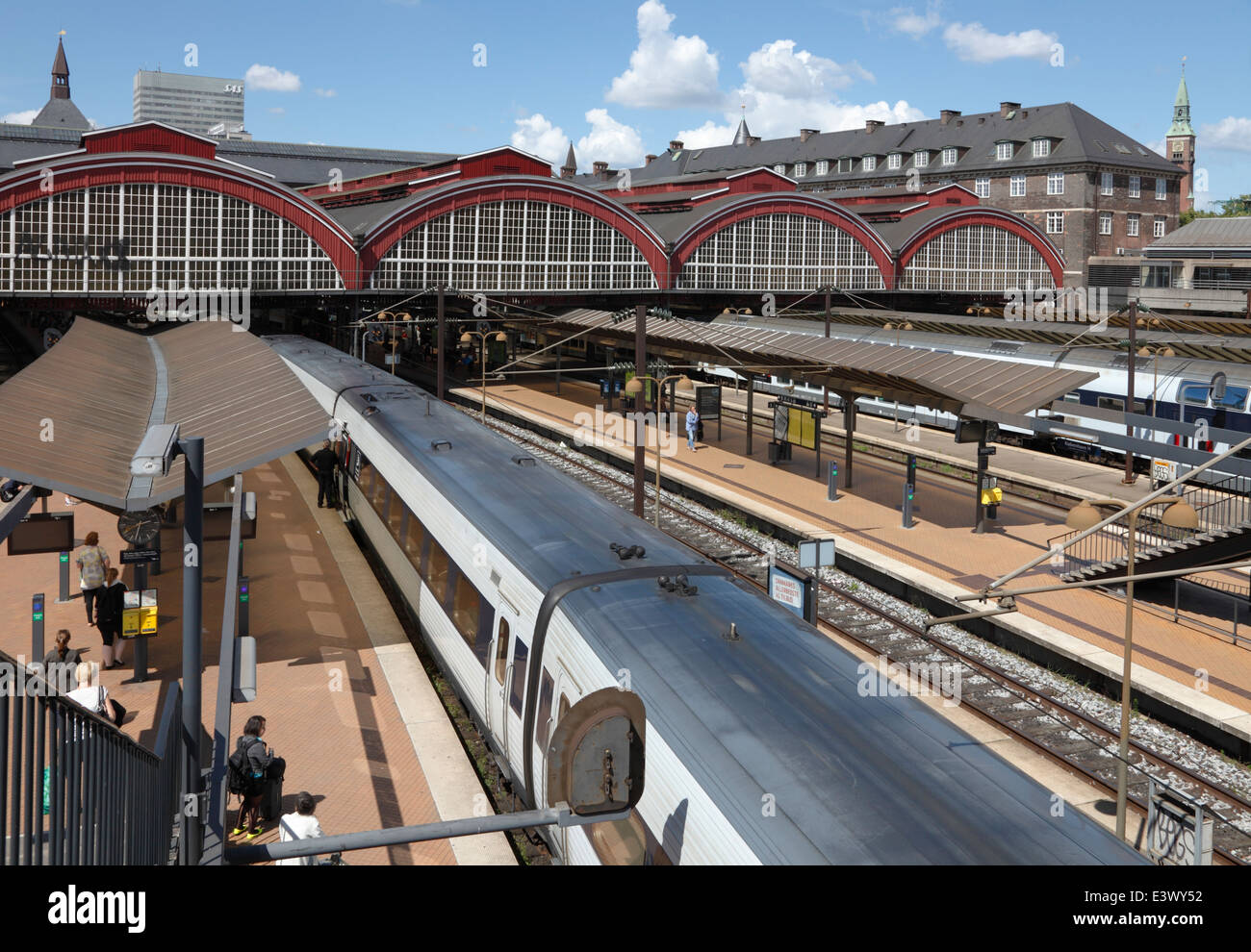 Regional IC3 train at platform at Copenhagen central station Stock ...