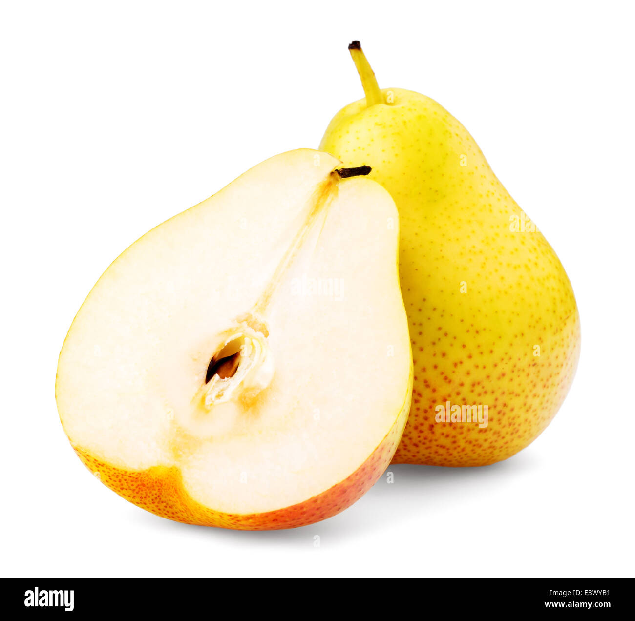 Pear on a white background, isolated, close-up Stock Photo - Alamy
