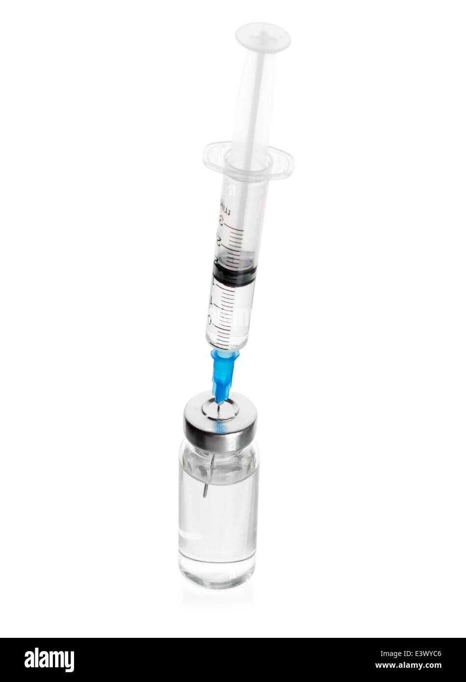 Medical vials for injection with a syringe, isolate Stock Photo - Alamy