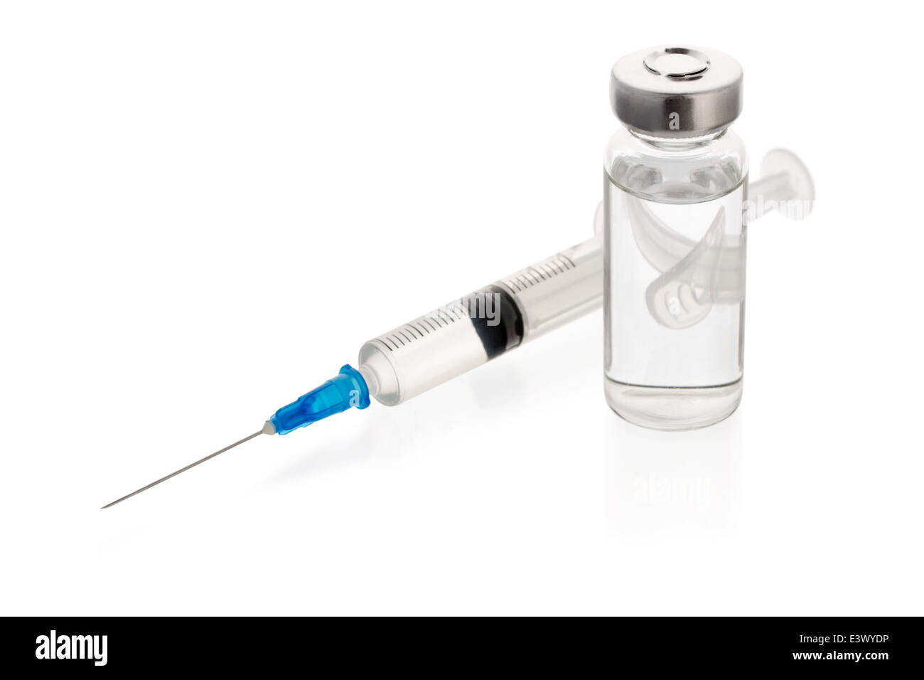 Medical vials for injection with a syringe, isolate Stock Photo - Alamy
