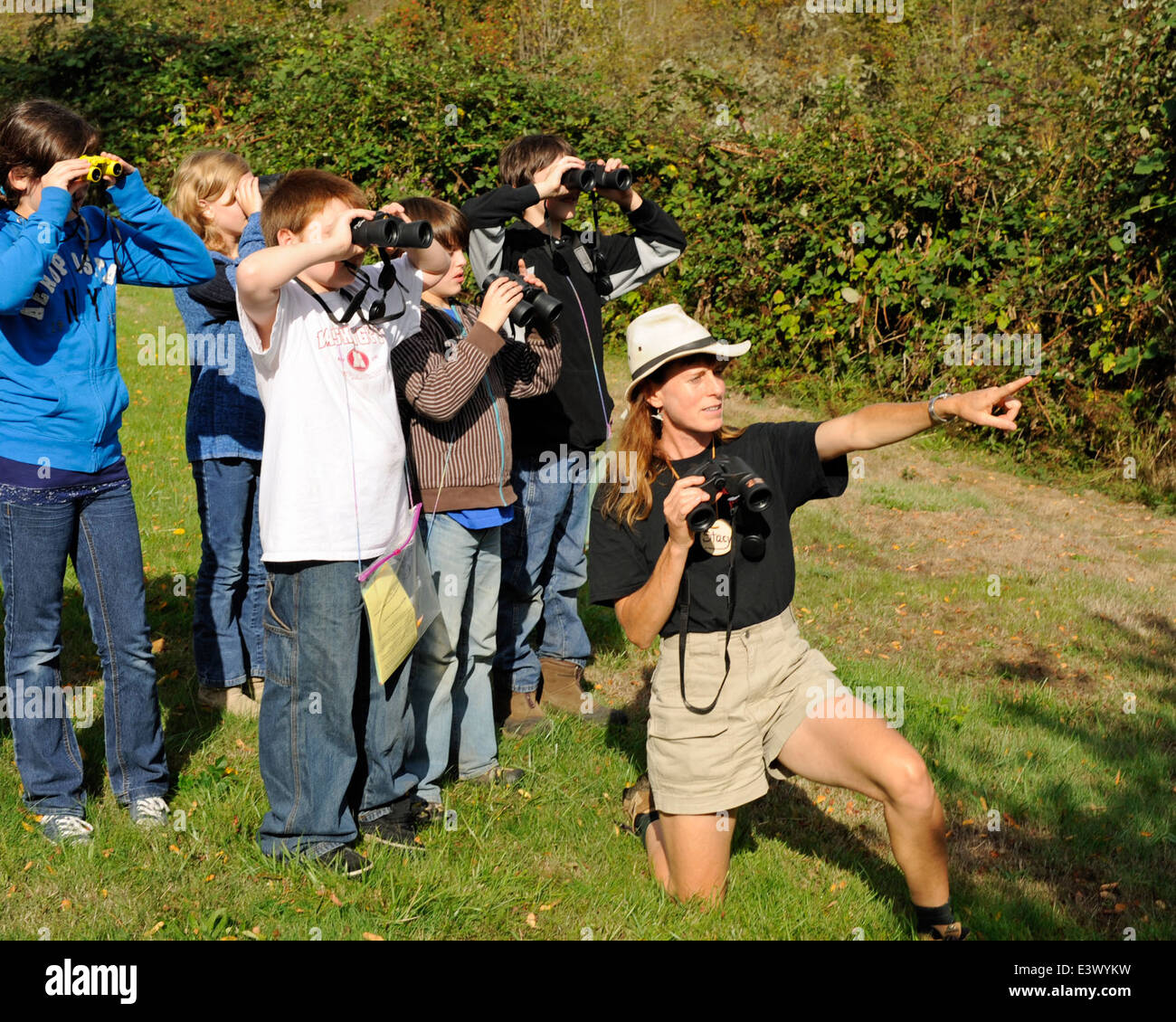 The 'Let's Go Outside' program encourages students to engage with ...