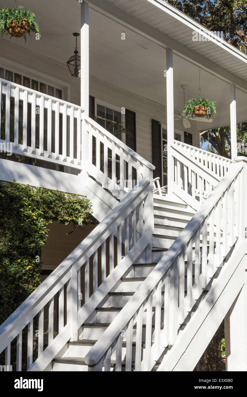 Luxury Showcase Residential Home in Southeastern United States Stock ...