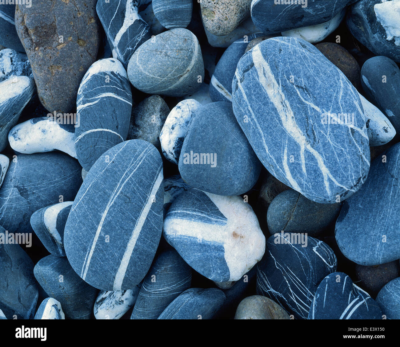 USA, Vermont, Lake Champlain, Stones Stock Photo - Alamy