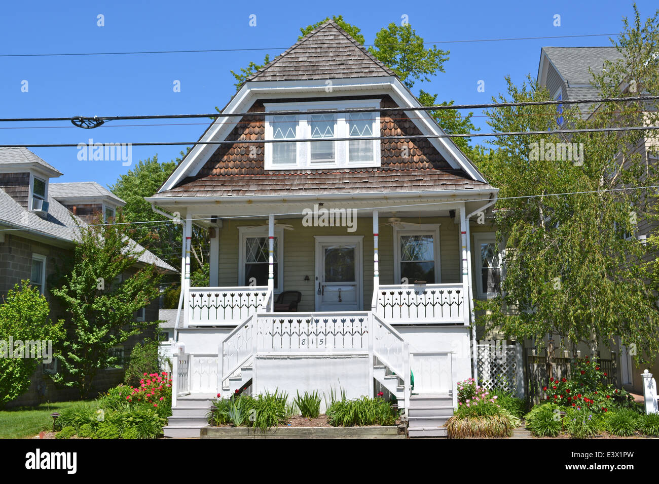 A historic house located in the Cape May Historic District, Cape May ...
