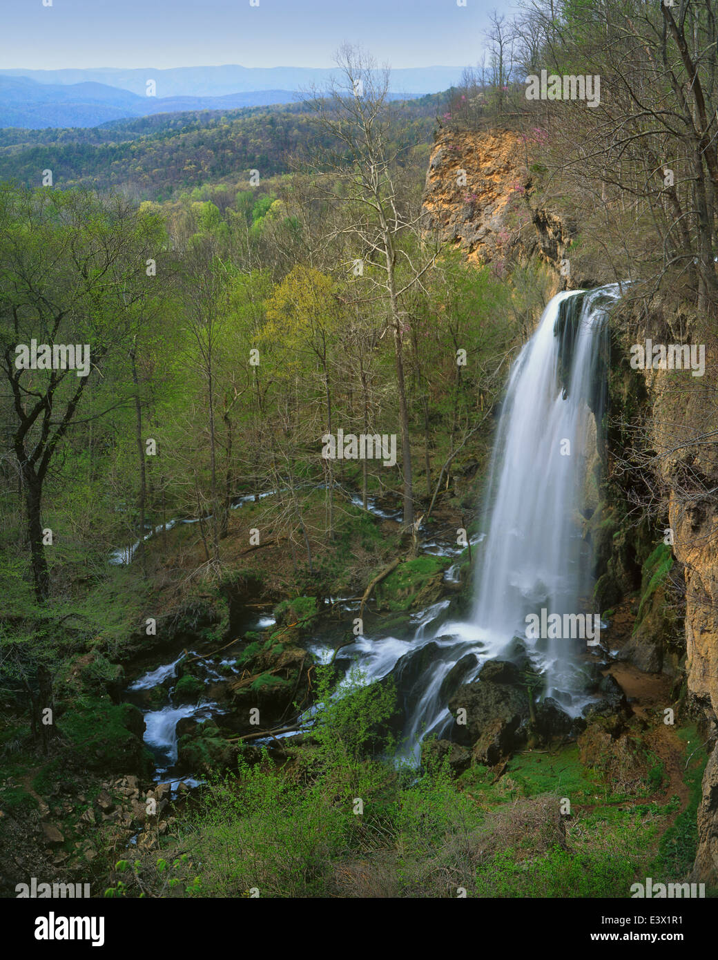 USA, Virginia, Alleghany Co., Falling Springs Cascades Stock Photo - Alamy