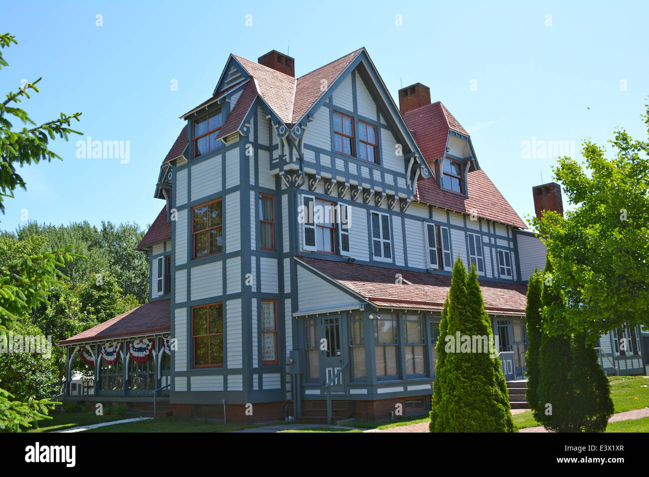 A historic house located in the Cape May Historic District, New Jersey ...