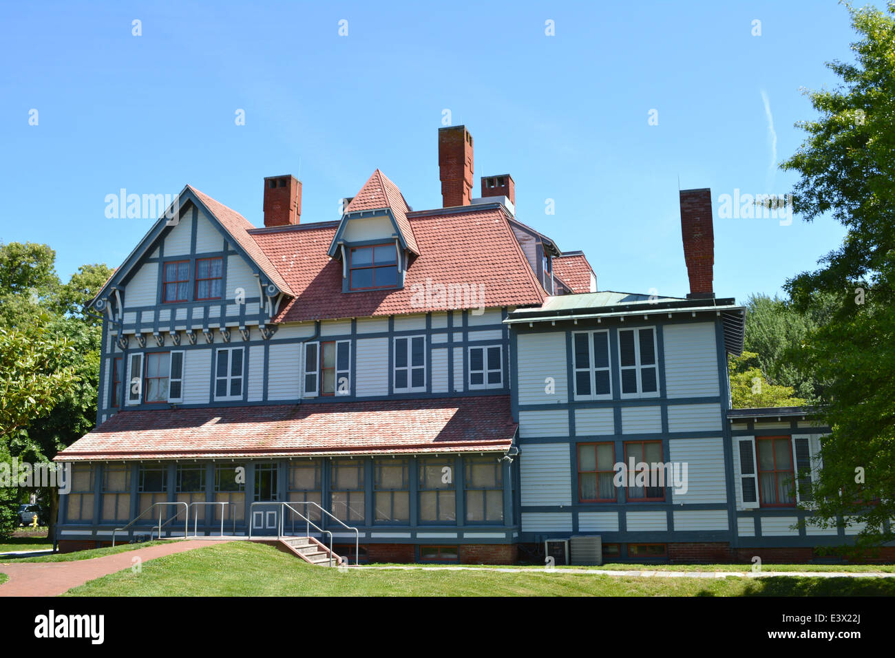 A historic house in the Cape May Historic District of Cape May, New ...