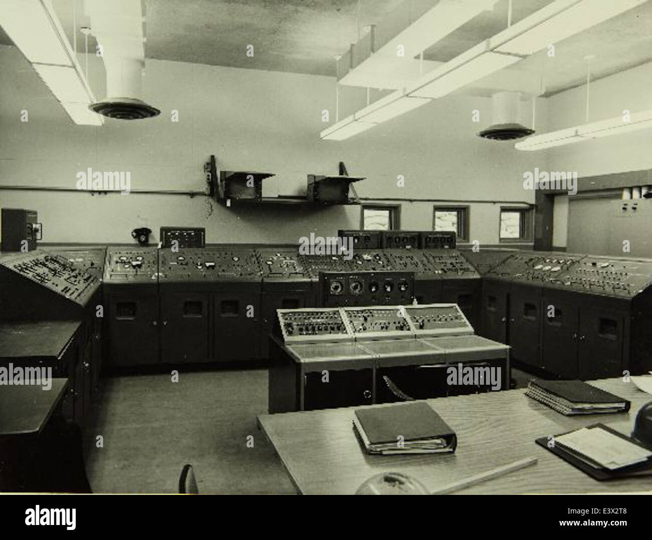 This image showcases the blockhouse used during the testing of the ...