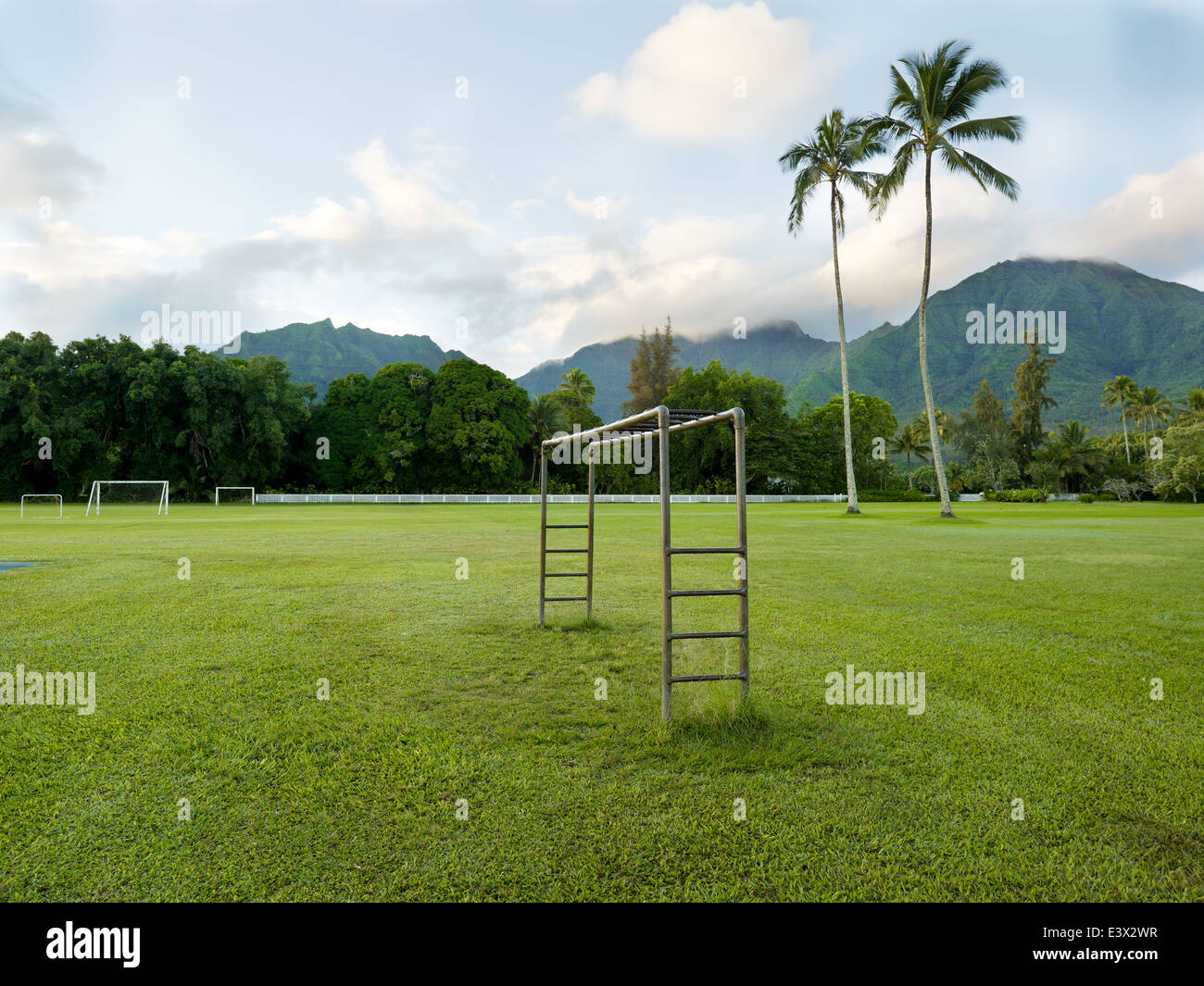 Monkey bars in park in Kauai Stock Photo - Alamy
