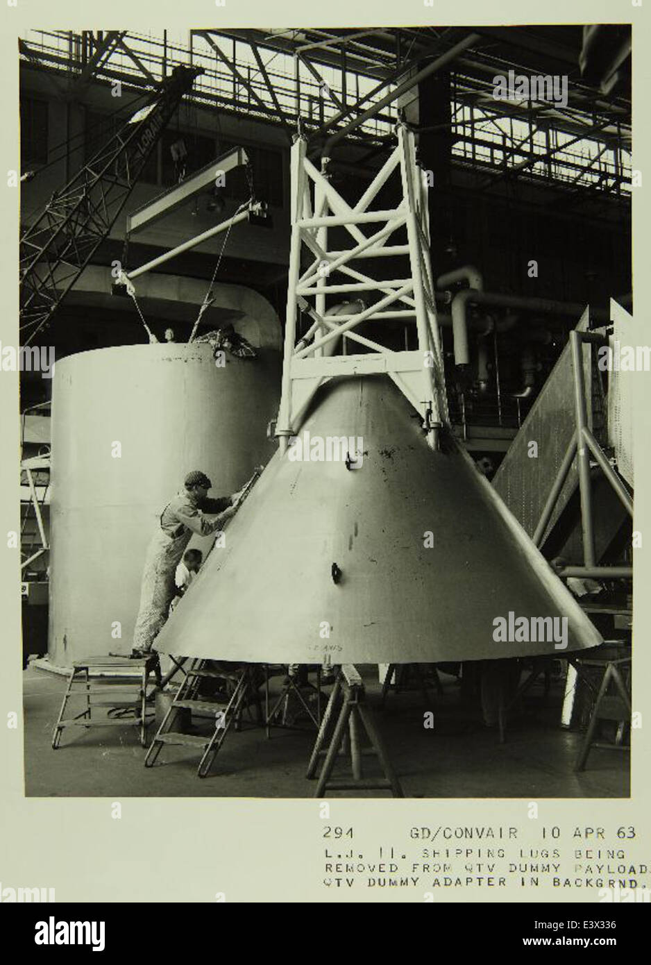 Convair/General Dynamics Atlas Lifting Body Little Joe II Stock Photo ...