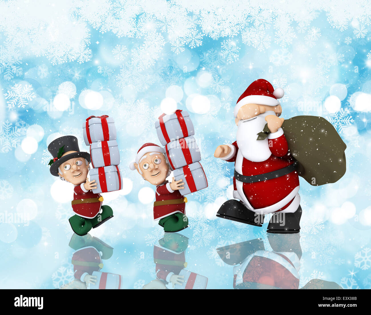 Father christmas helper hi-res stock photography and images - Alamy