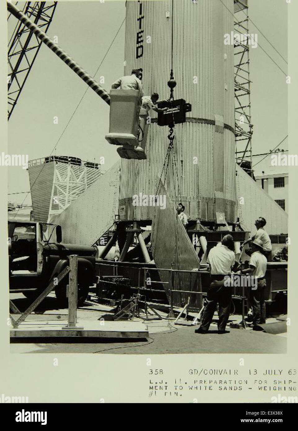 This photo depicts the Atlas Lifting Body Little Joe II, a key element ...