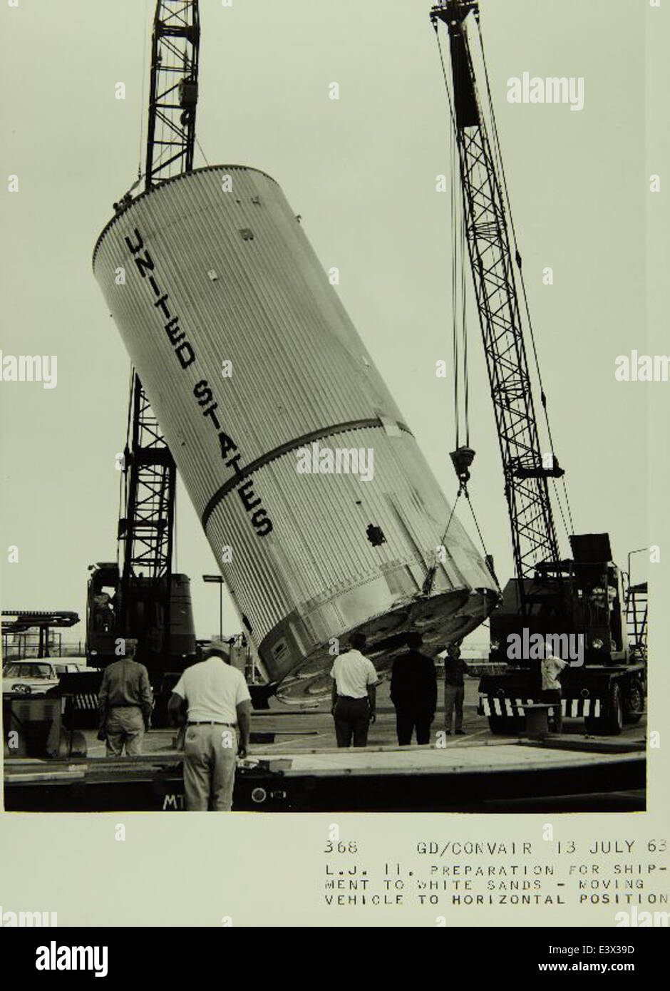 Convair/General Dynamics Atlas Lifting Body Little Joe II Stock Photo ...