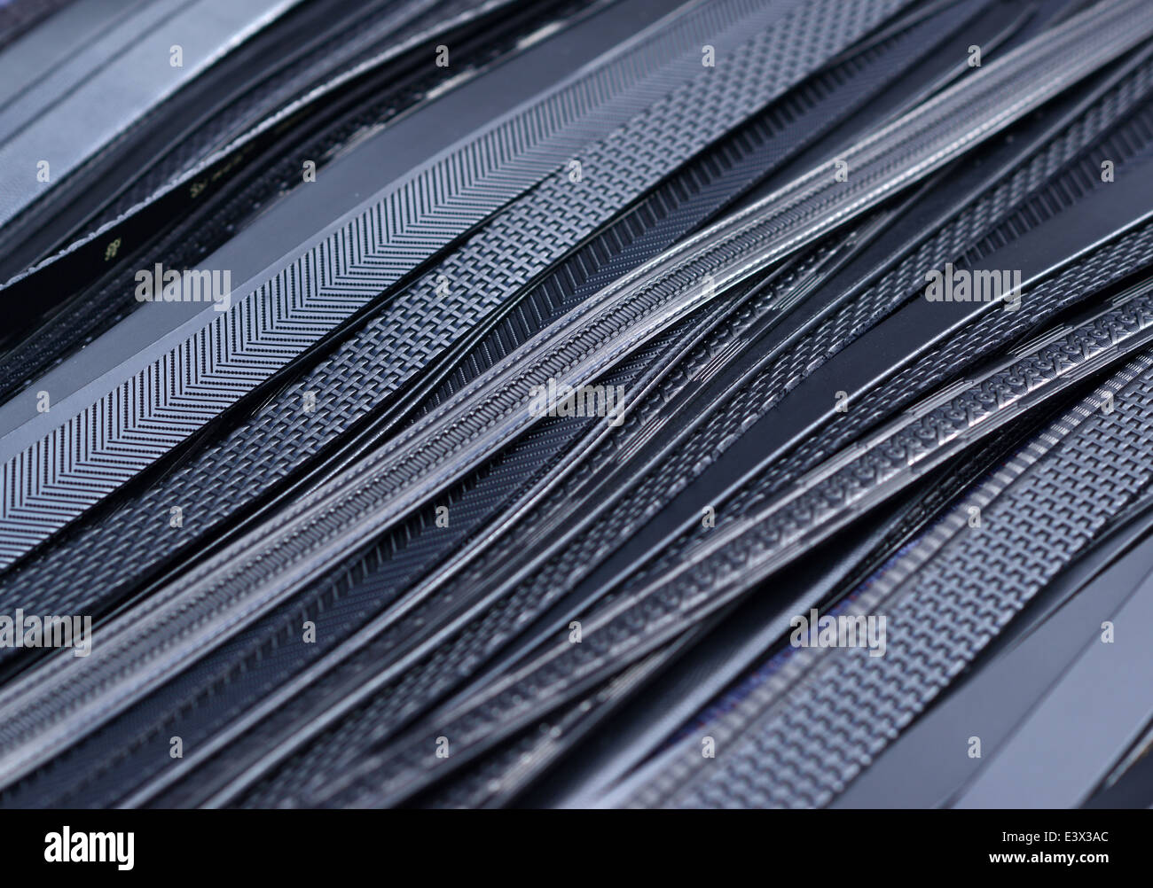 Leather belts background Stock Photo - Alamy