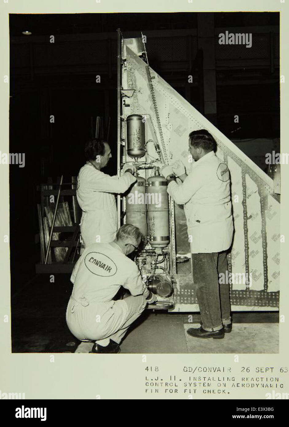 Convair/General Dynamics Atlas Lifting Body Little Joe II Stock Photo ...