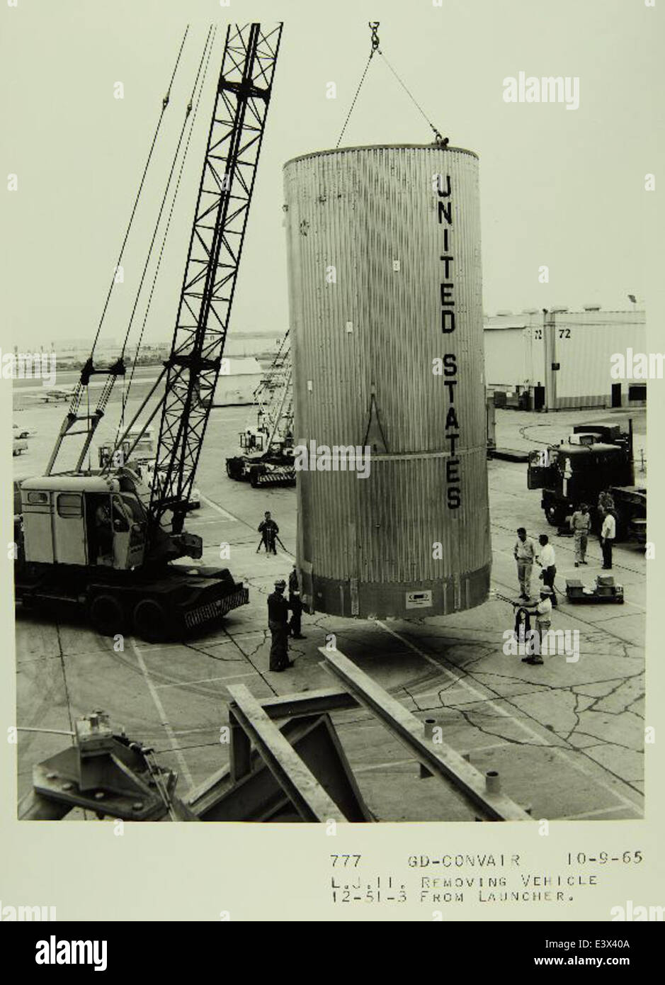 This image shows the Atlas Lifting Body Little Joe II, developed by ...