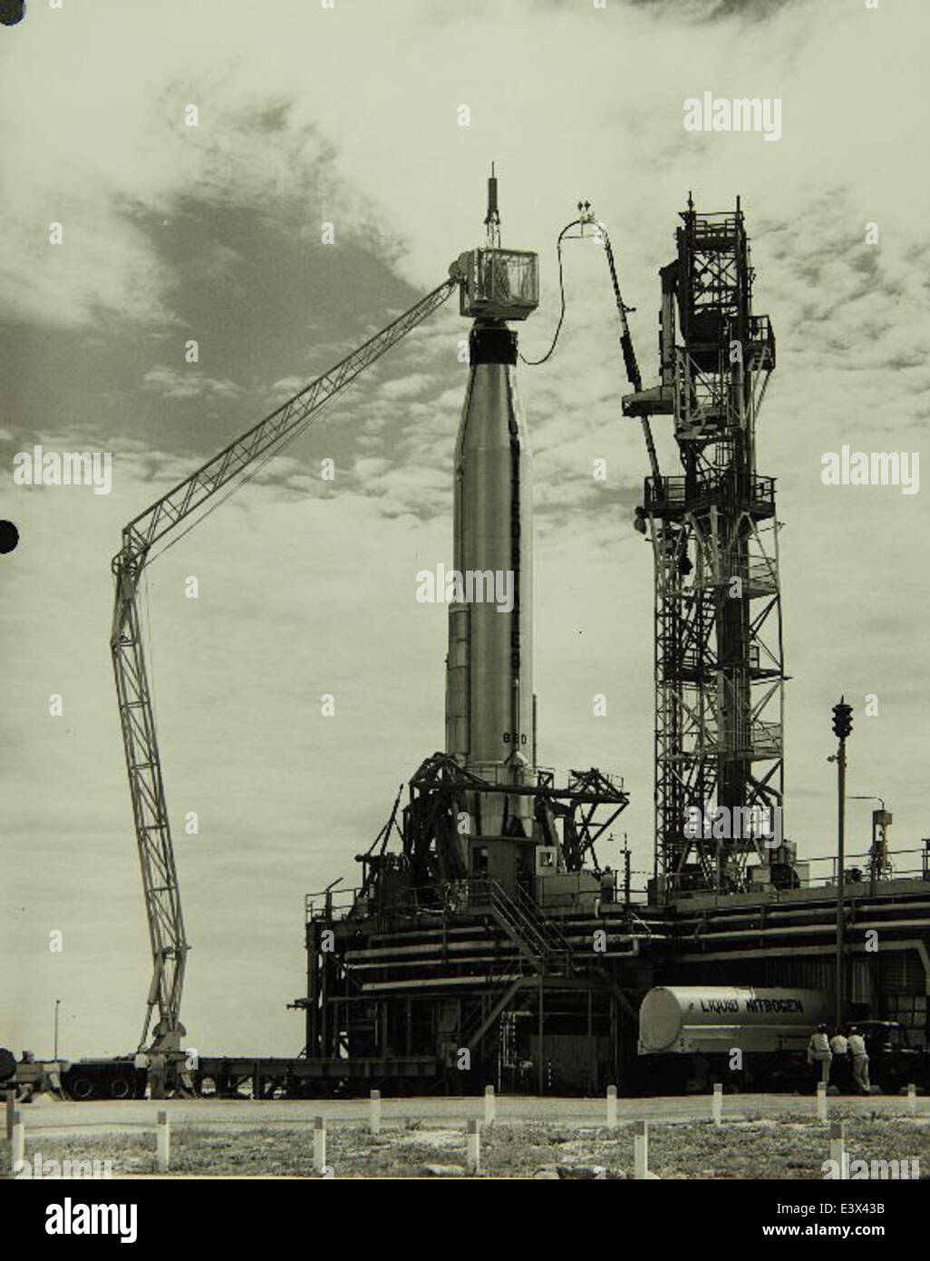 This image features the Convair/General Dynamics Atlas 88D rocket ...